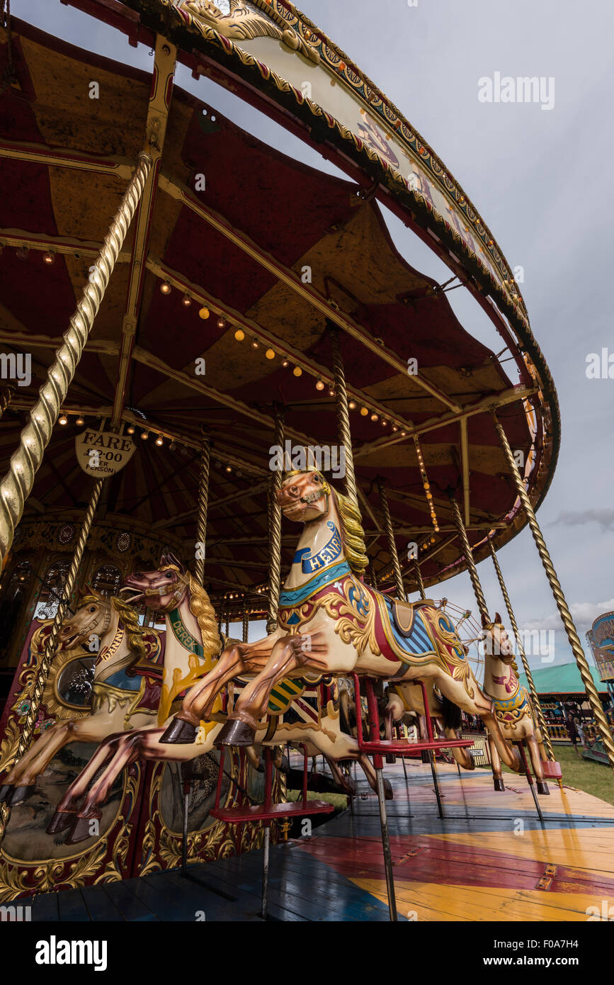 A picture of a beautiful Carousel which are still enjoyed by young and ...