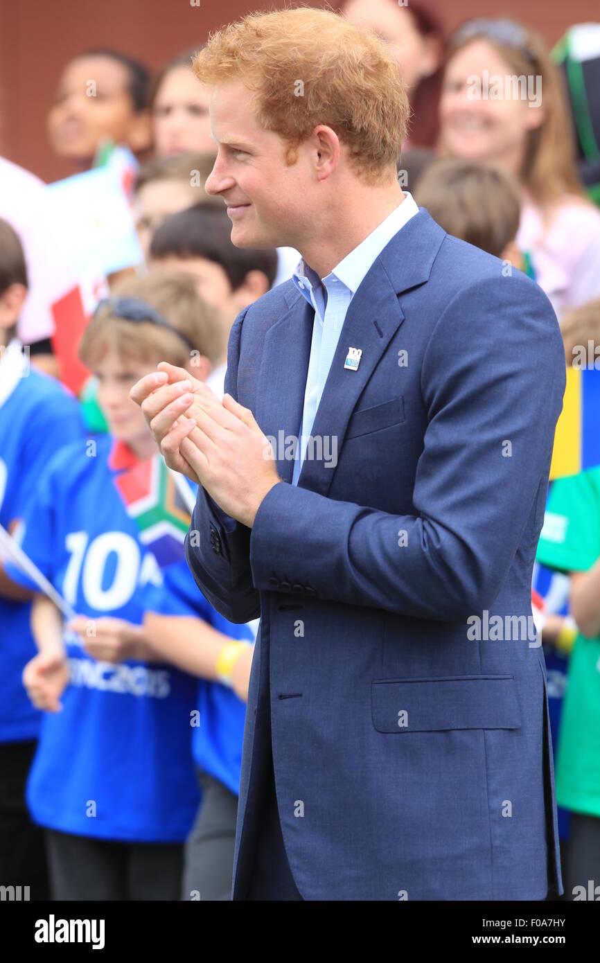 Prince Harry launches the Rugby World Cup Trophy Tour 2015 - 100 Days ...