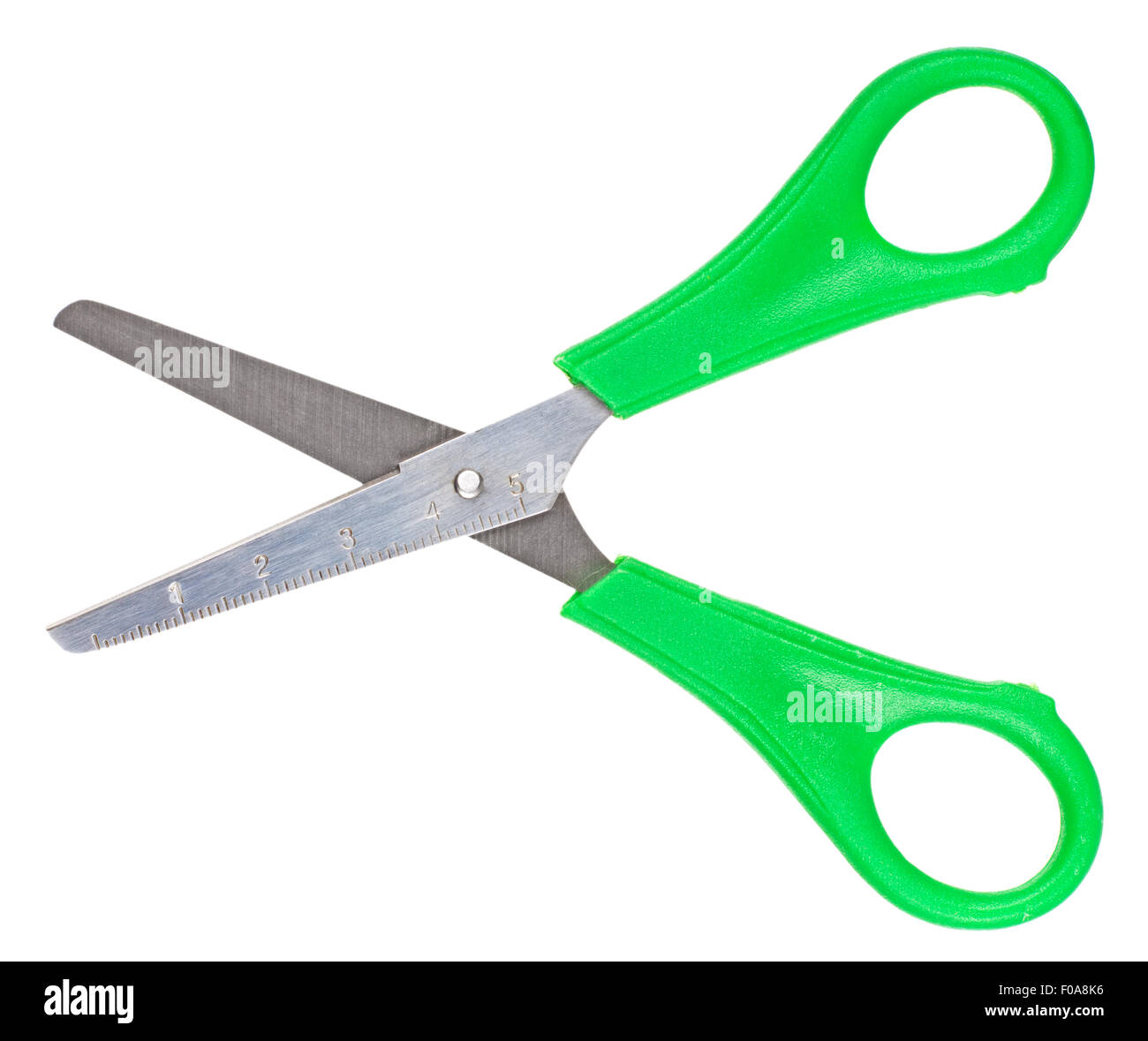 the children's scissors isolated on white background Stock Photo - Alamy