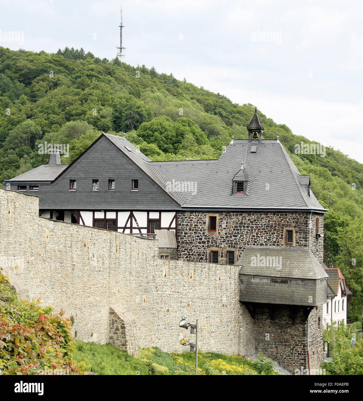 Altena. May-26-2015. The back of the Burcht Altena fron the 12th ...