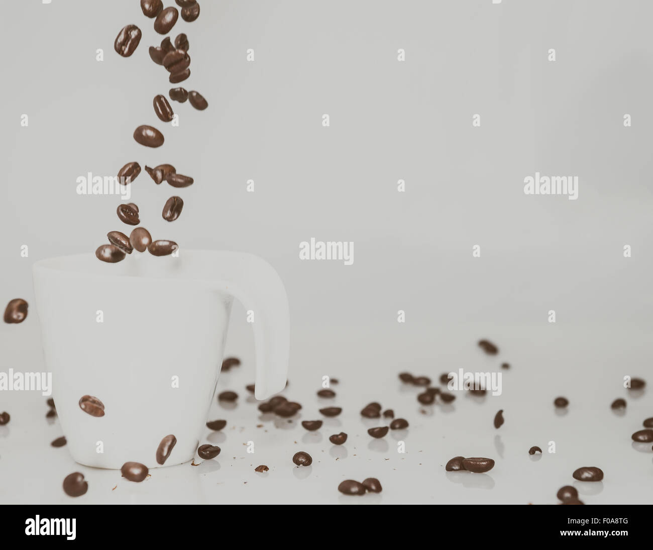 Espresso coffee falling cup hi-res stock photography and images - Alamy