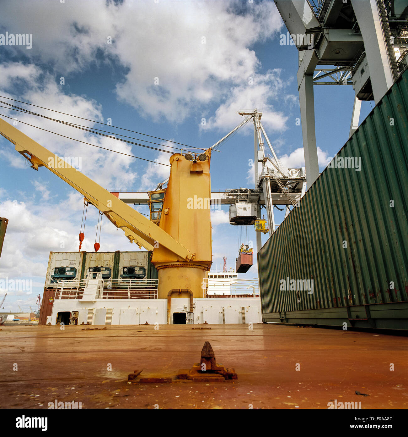 Container deck hi-res stock photography and images - Alamy