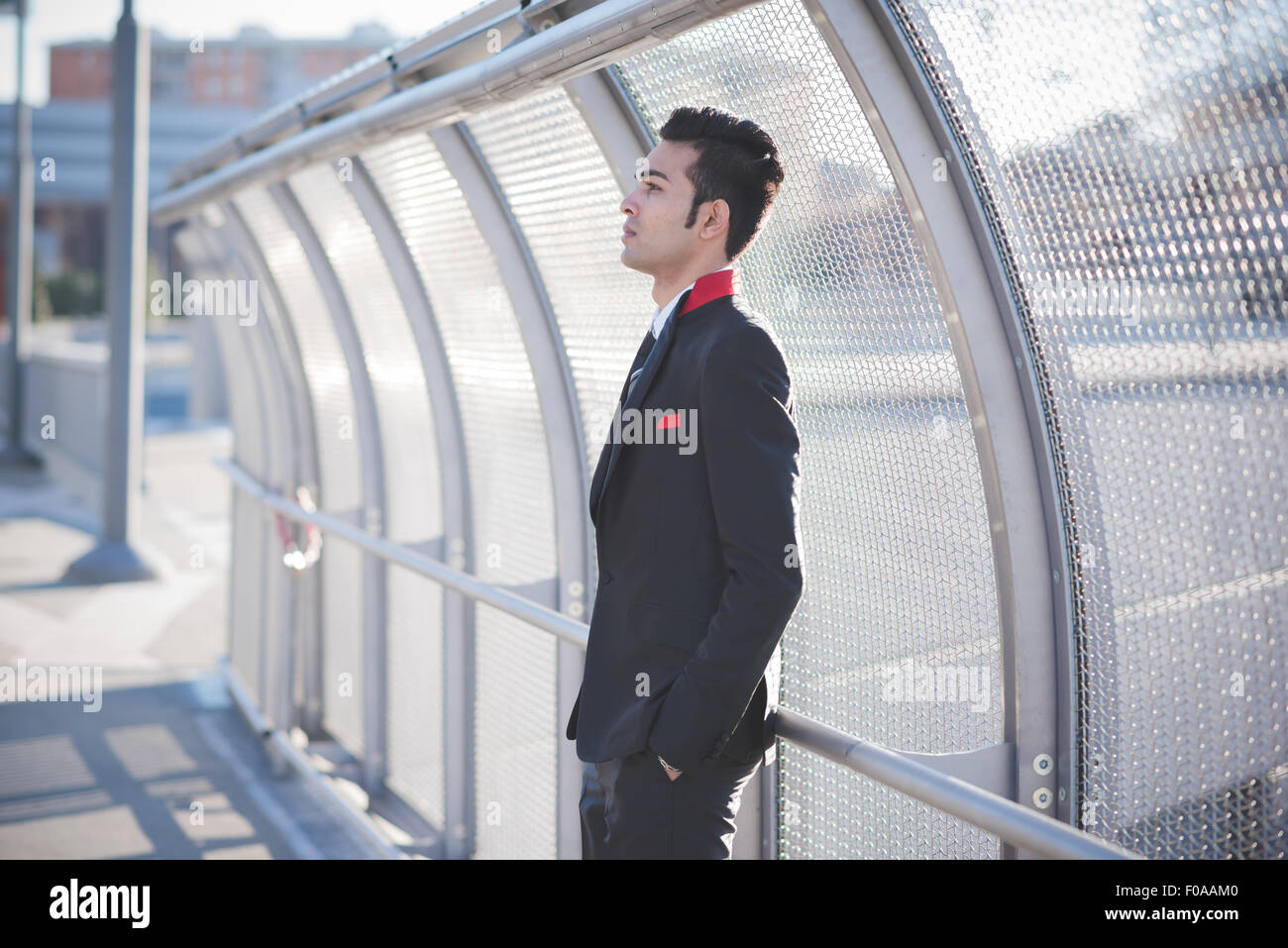 Bridge with fence hi-res stock photography and images - Alamy