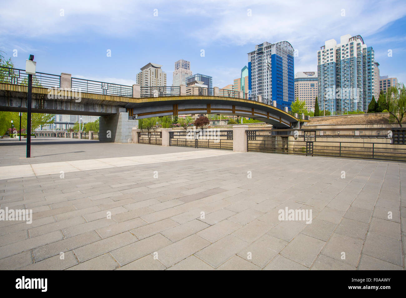 Pedestrian bridge beijing china hi-res stock photography and images - Alamy