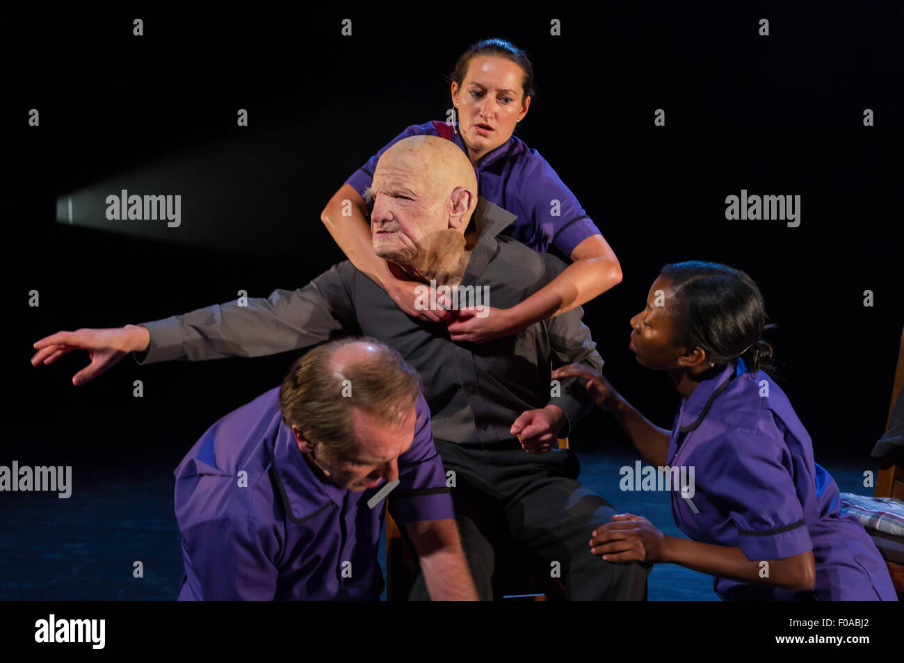 Edinburgh, UK, 11th August 2015. ‘Tomorrow’ conceived and directed by ...