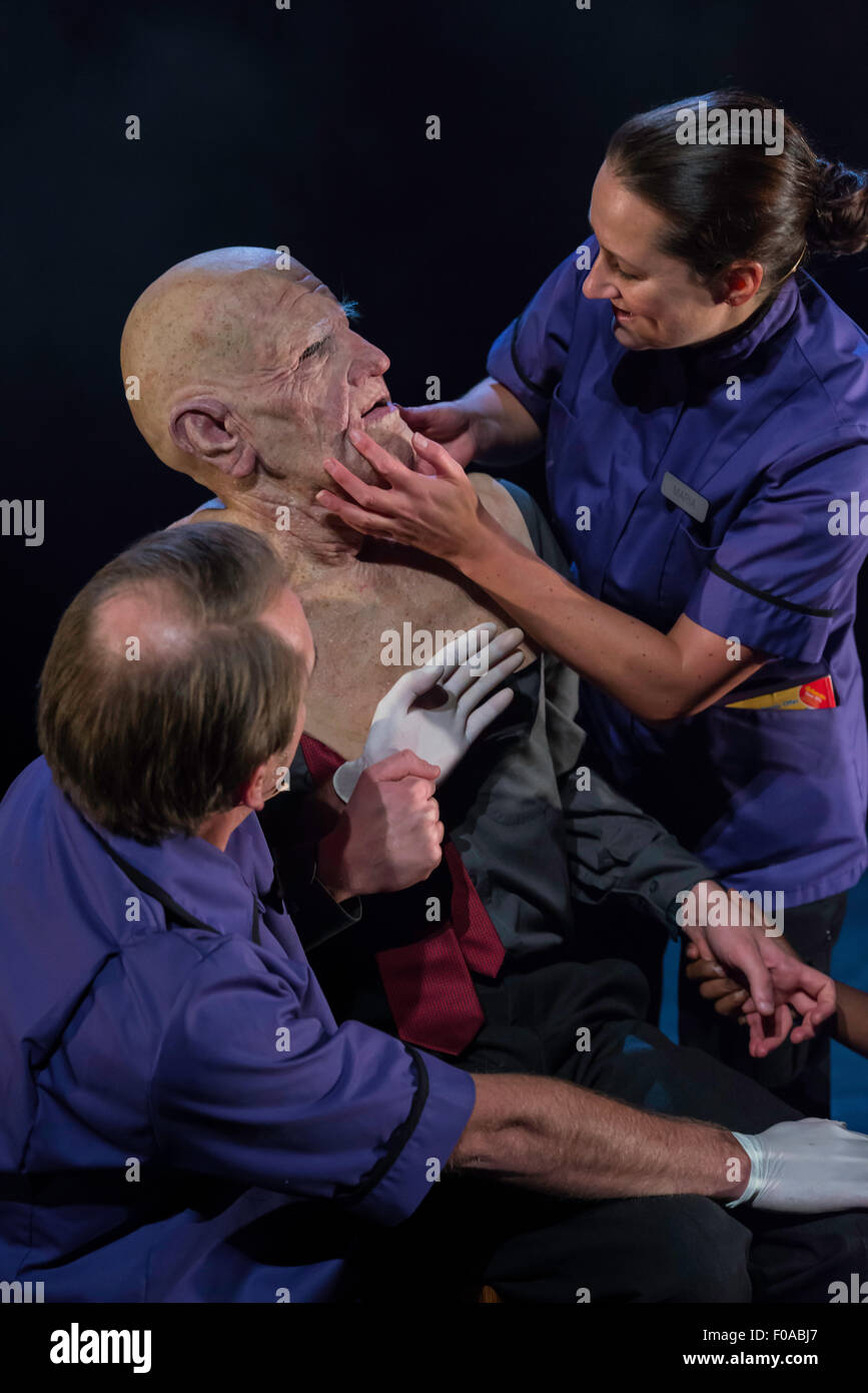 Edinburgh, UK, 11th August 2015. ‘Tomorrow’ conceived and directed by ...