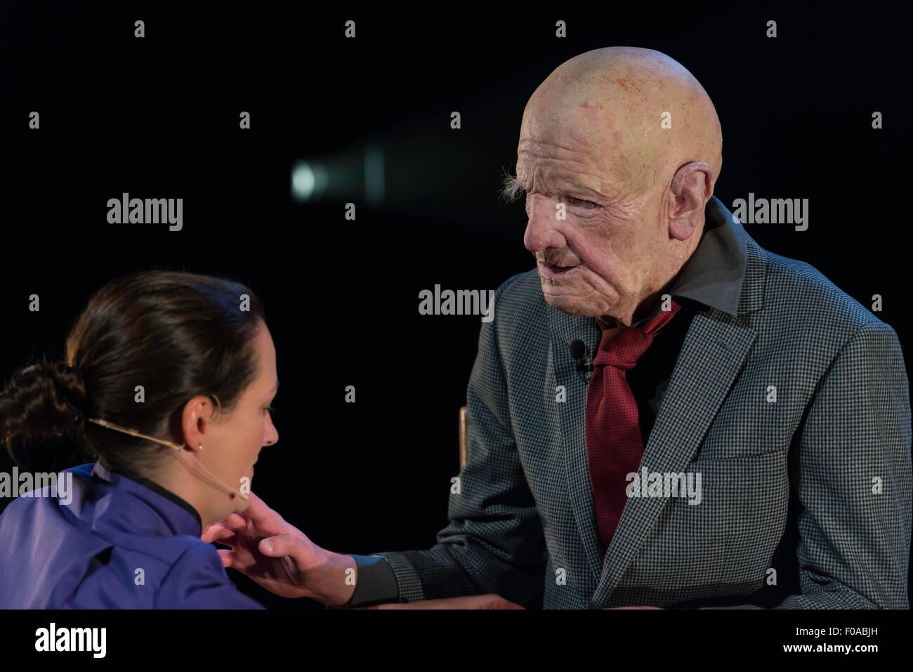 Edinburgh, UK, 11th August 2015. ‘Tomorrow’ conceived and directed by ...