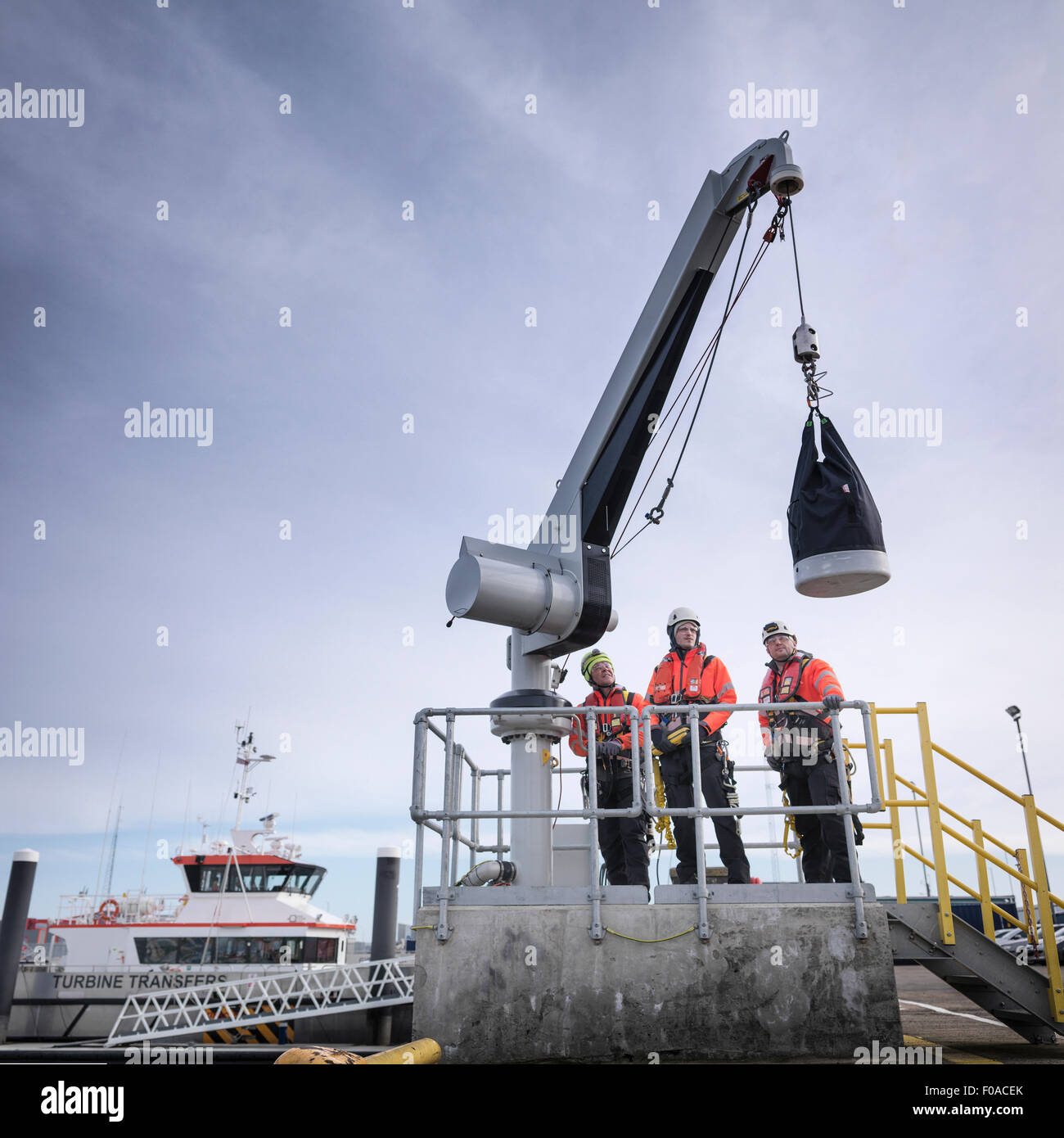 Offshore windfarm support boat hi-res stock photography and images - Alamy