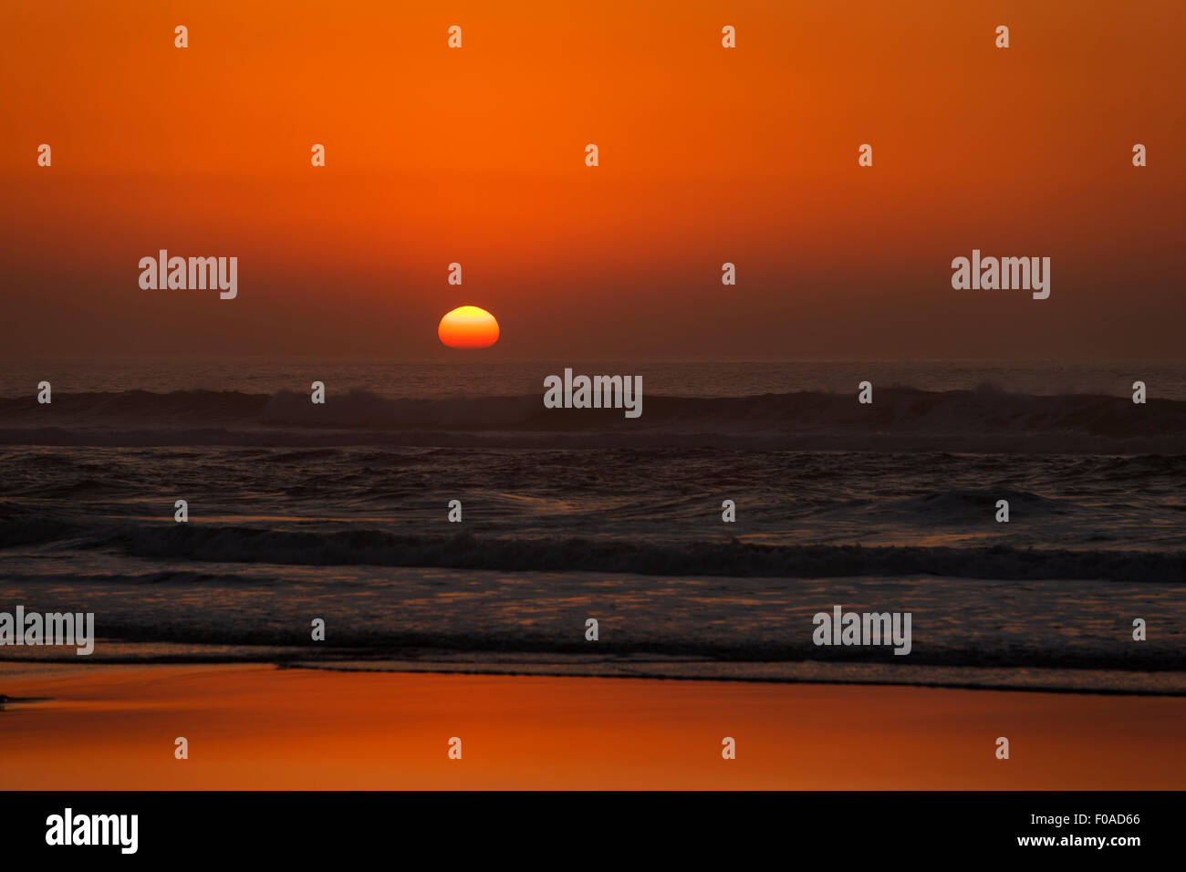 Sunset Over Booby’s Bay Stock Photo - Alamy