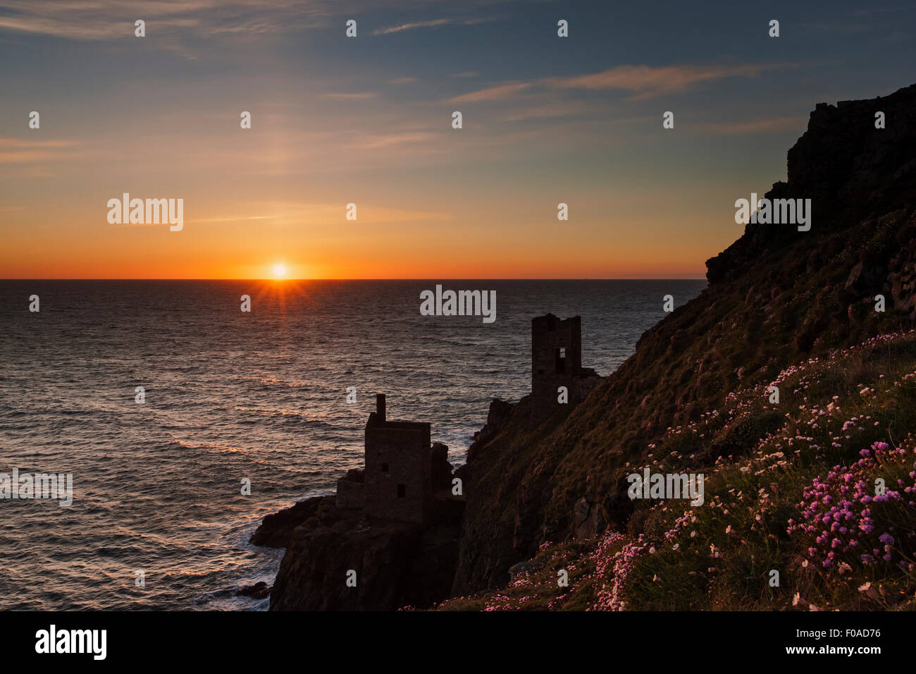 Sunsetting on Botallack Tin Mines, Cornwall, England, @ Barry Bateman ...