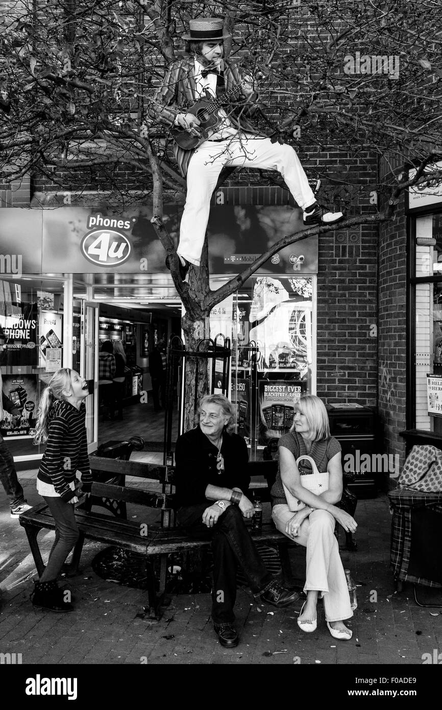 The Iron Boot Scrapers Steampunk Band Perform In Lewes Town Centre ...