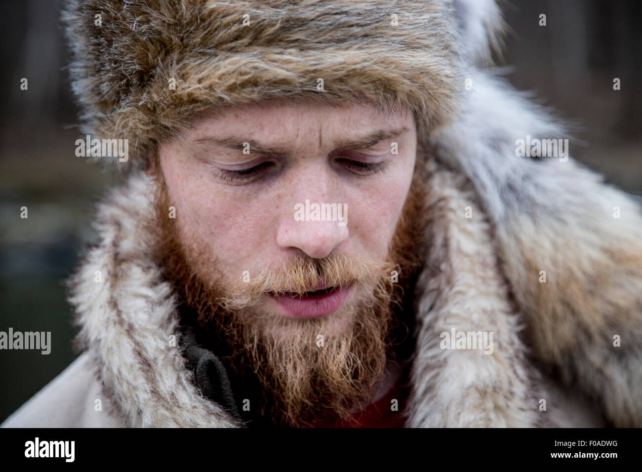 Trapper hat hi-res stock photography and images - Alamy