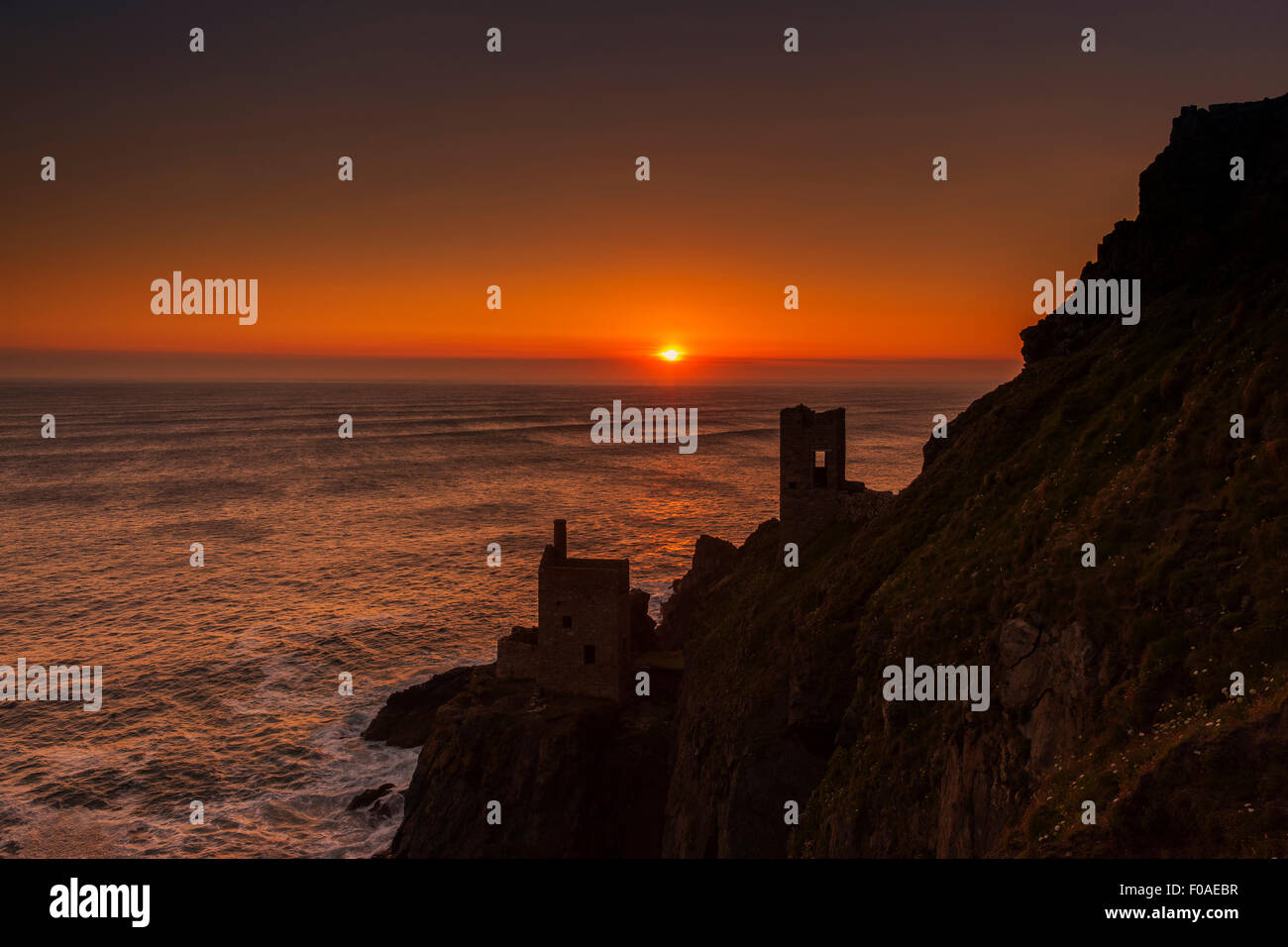 Sunsetting on Botallack Tin Mines, Cornwall, England, @ Barry Bateman ...