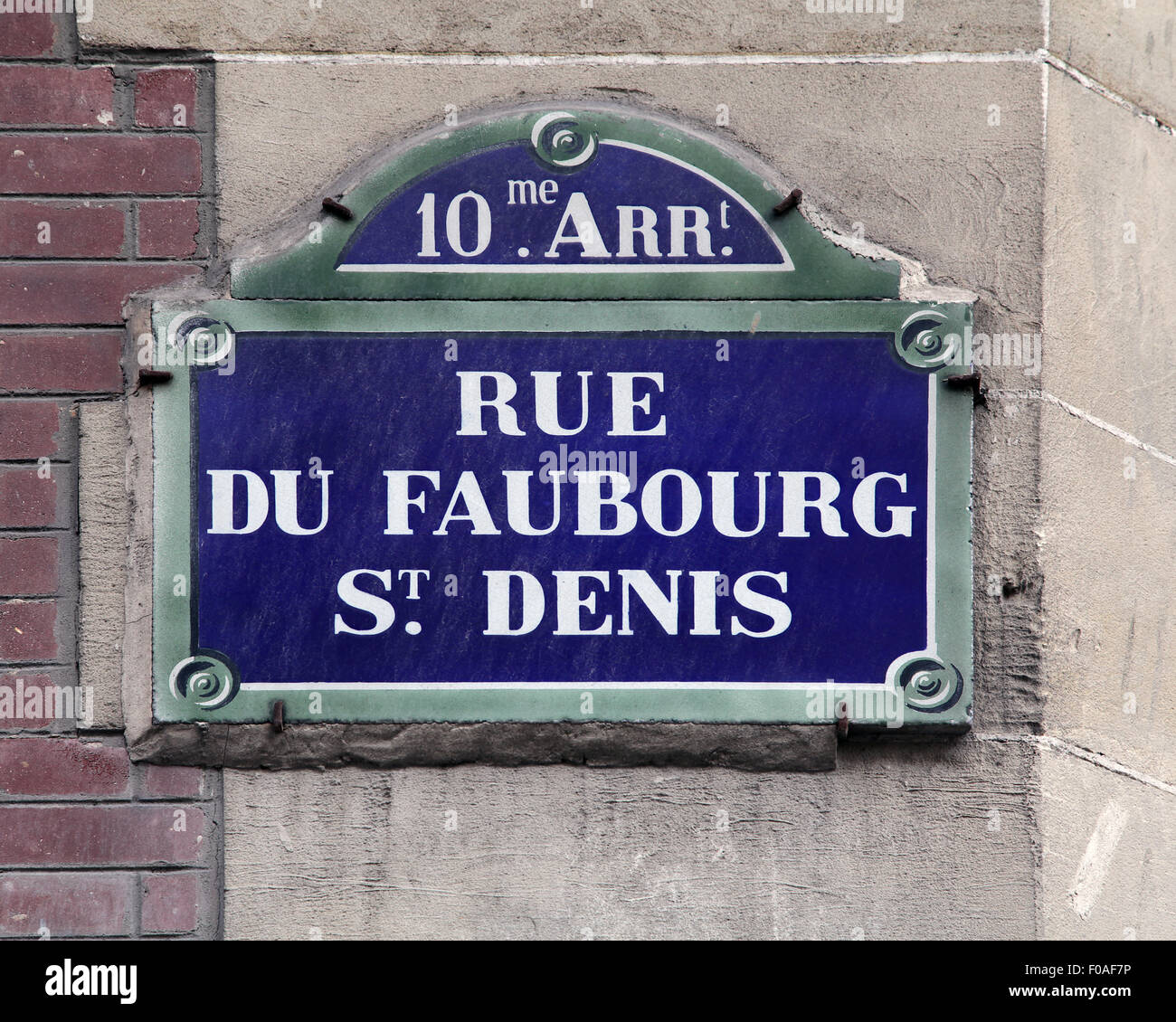 Faubourg st denis paris hi-res stock photography and images - Alamy