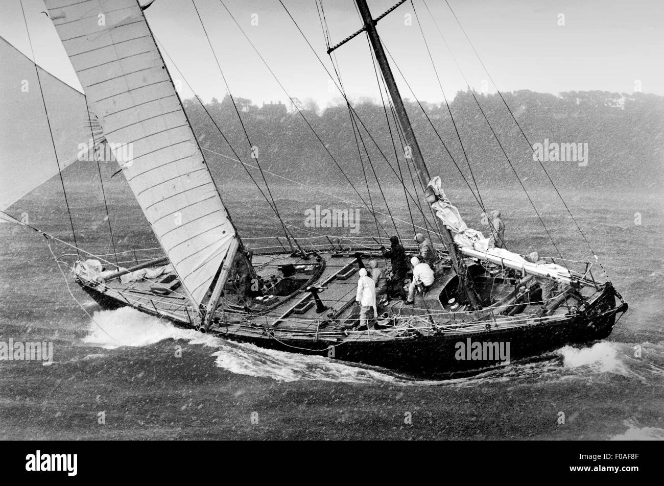 AJAXNETPHOTO - 1978. SOLENT, ENGLAND. - WHITBREAD RACE 1978 - FRENCH ...