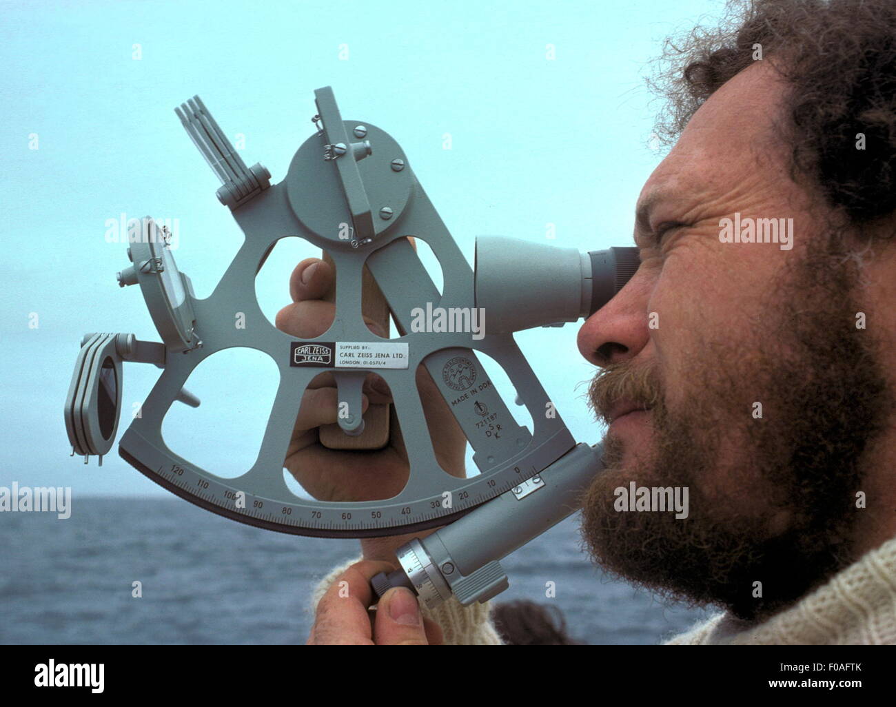 AJAXNETPHOTO - 1973. AT SEA, CHANNEL. - ROUND THE WORLD SOLO SAILOR ...