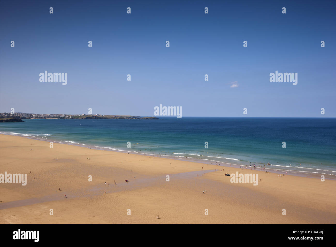 Watergate Bay Beach Stock Photo - Alamy