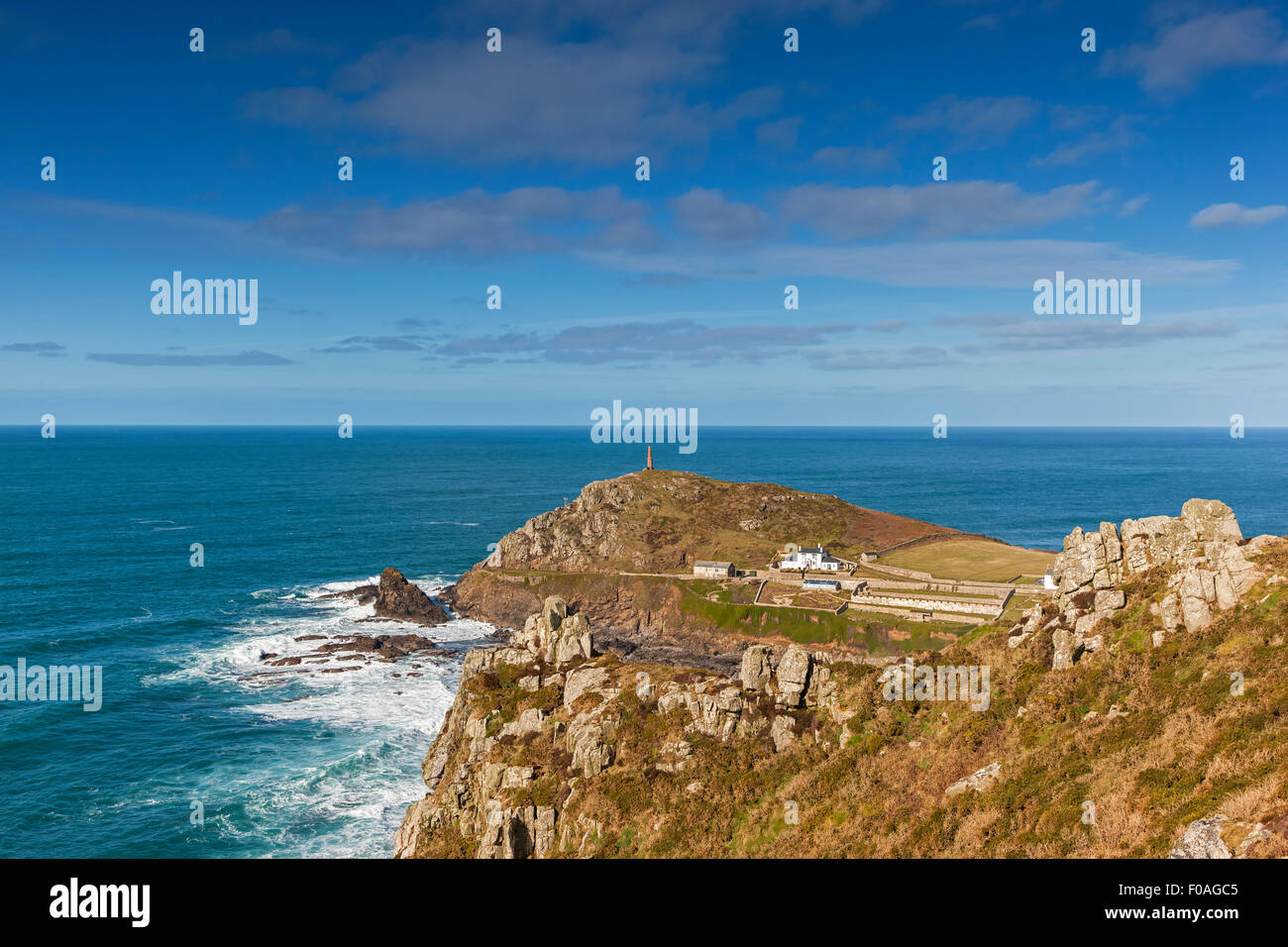 Cape Cornwall, Cornwall Stock Photo - Alamy