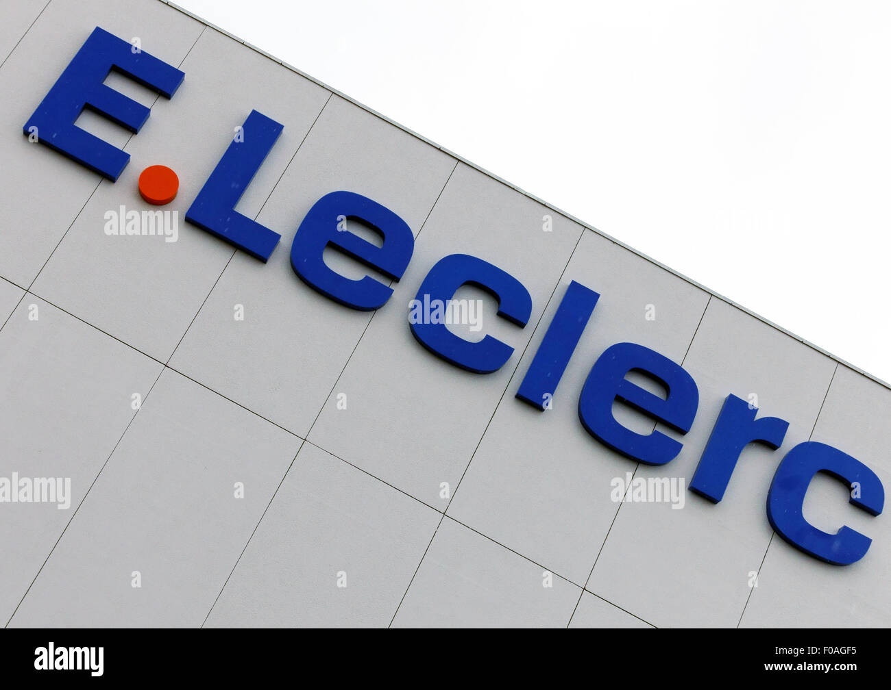 Branch of French supermarket chain E Leclerc, France Stock Photo - Alamy