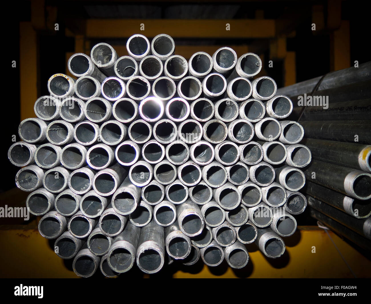 Stack of pipes hi-res stock photography and images - Alamy