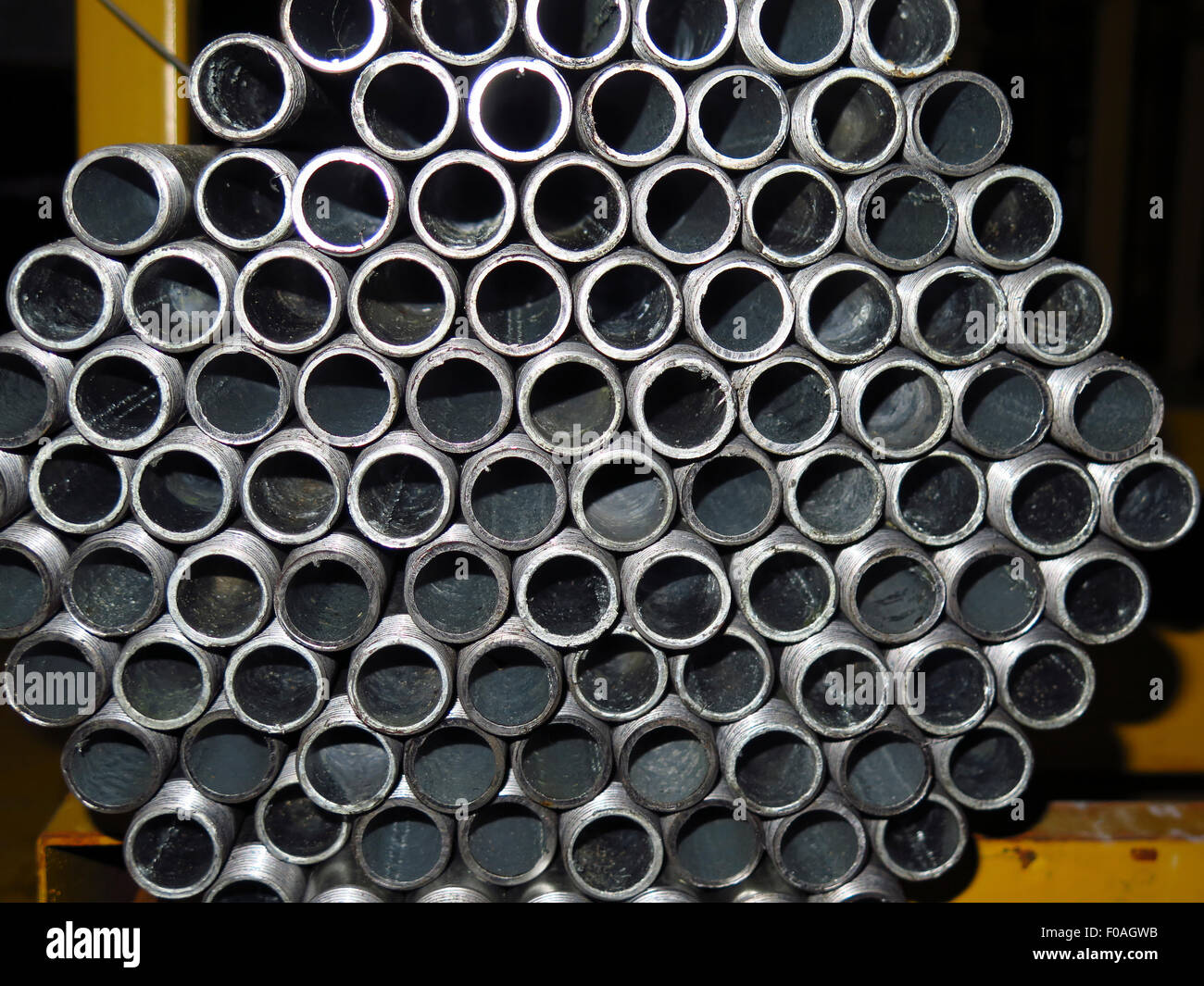 Round pipes hi-res stock photography and images - Alamy