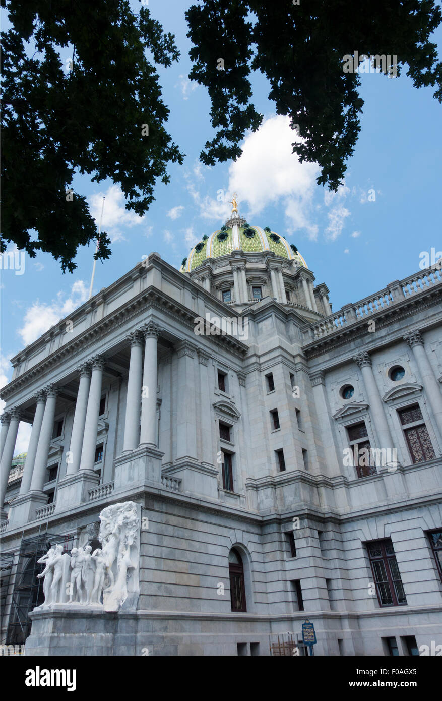 Harrisburg PA state capitol Stock Photo - Alamy
