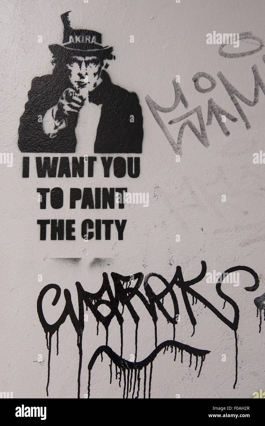 Wall in germany painted hi-res stock photography and images - Alamy