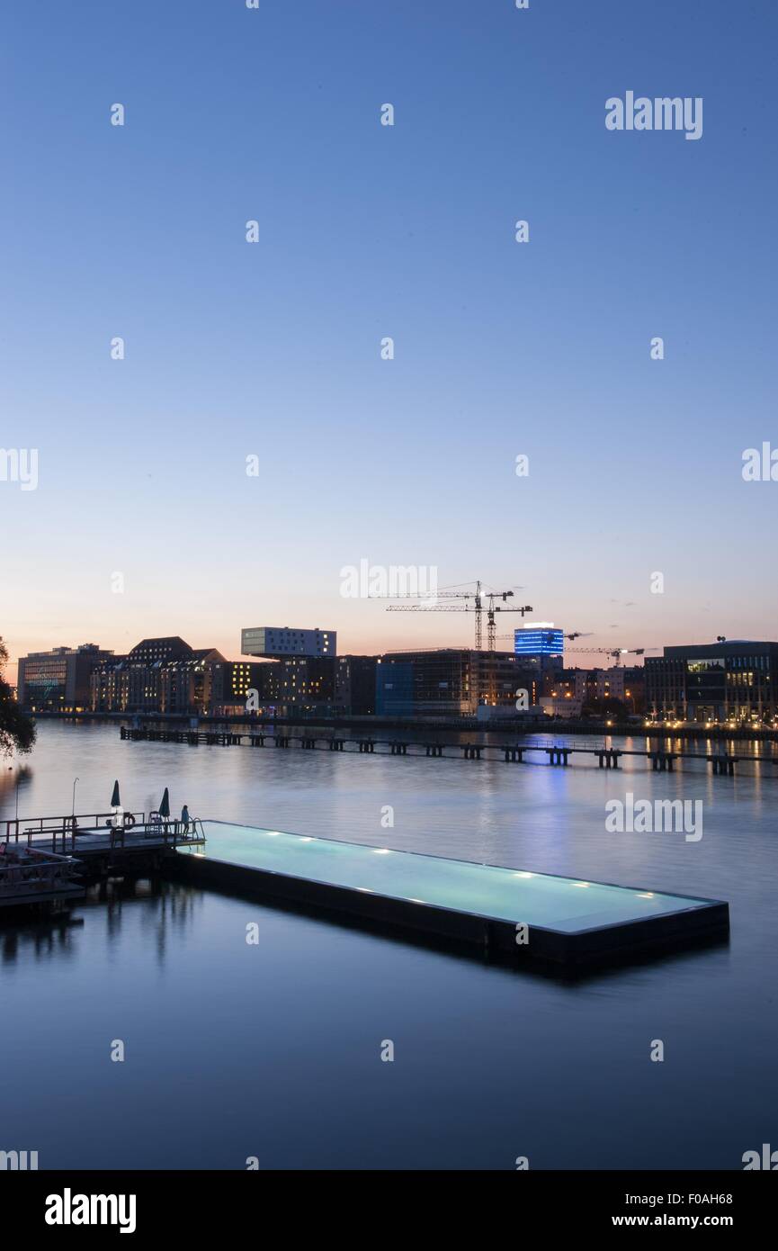 Spree river berlin bathing ship hi-res stock photography and images - Alamy