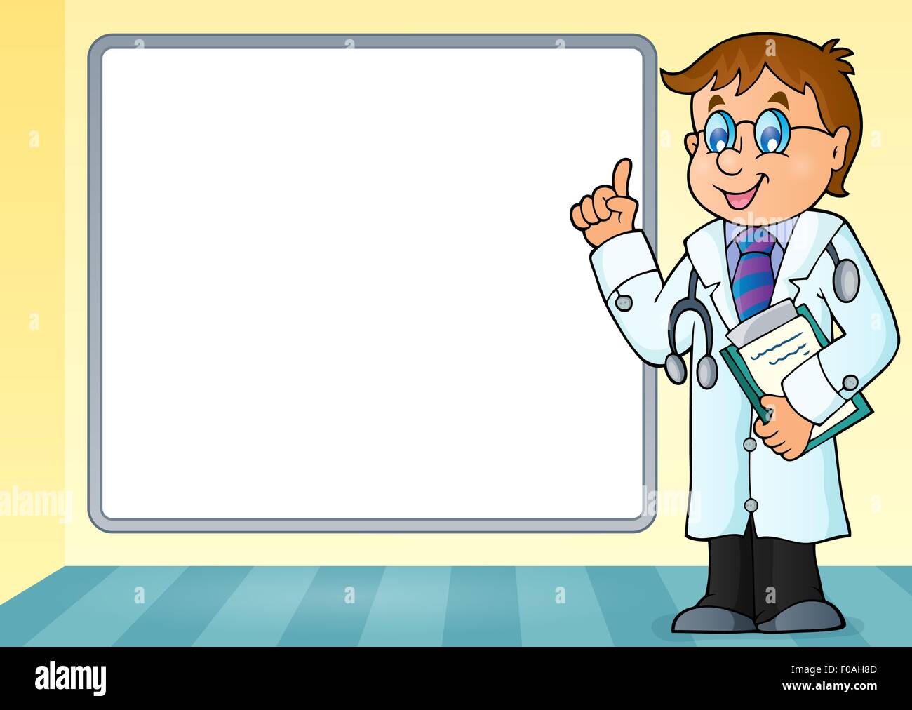 Doctor theme image 6 - picture illustration Stock Photo - Alamy