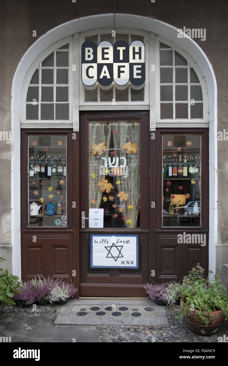 Entrance of The Beth cafe in Berlin, Germany Stock Photo - Alamy