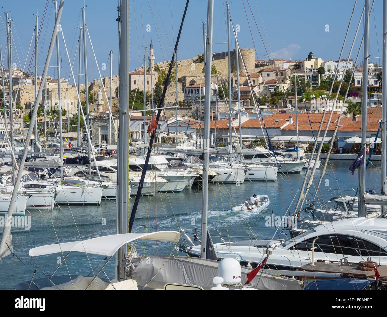 View to the cesme castle hi-res stock photography and images - Alamy