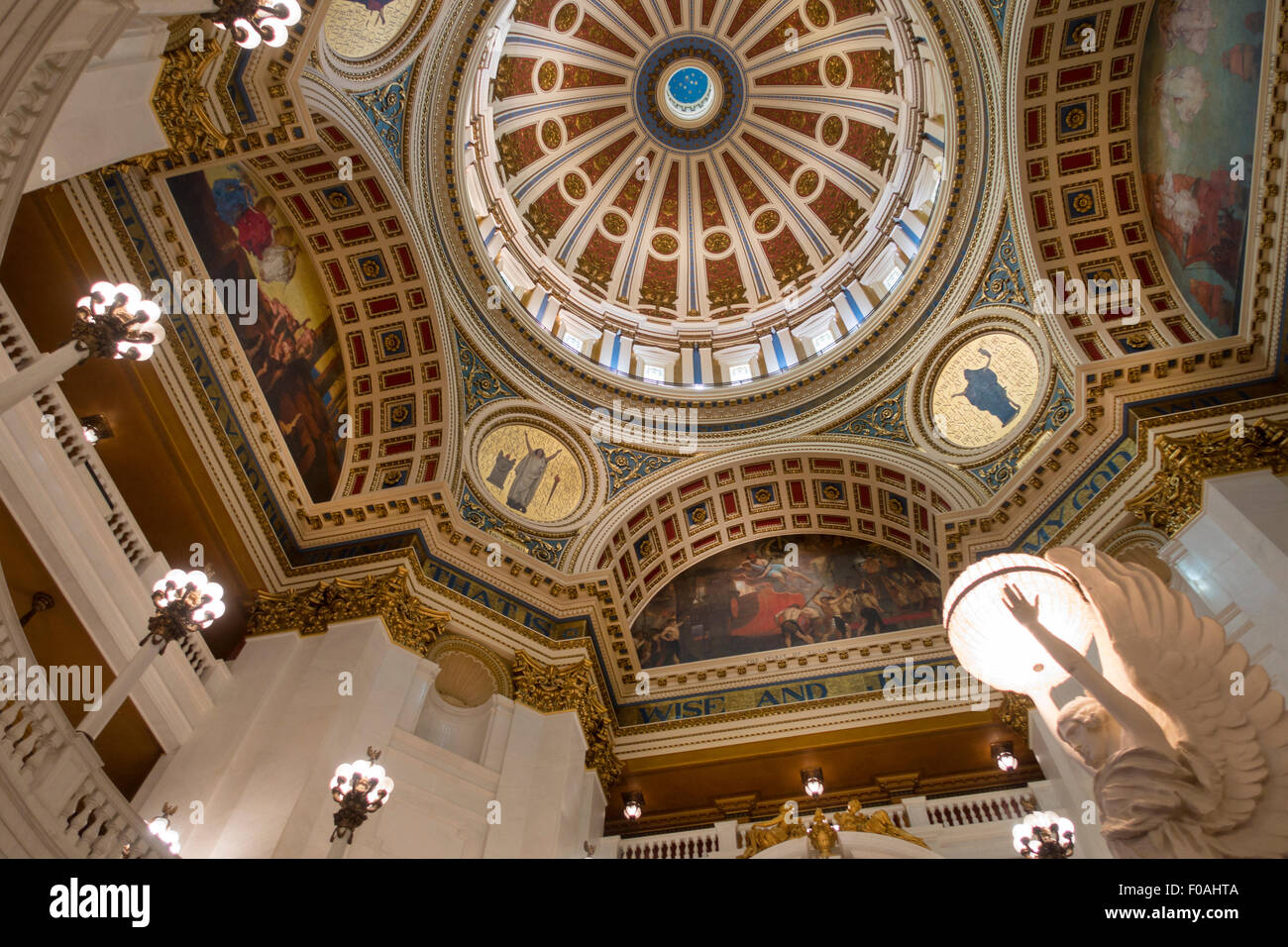 Inside state capitol building harrisburg hi-res stock photography and ...