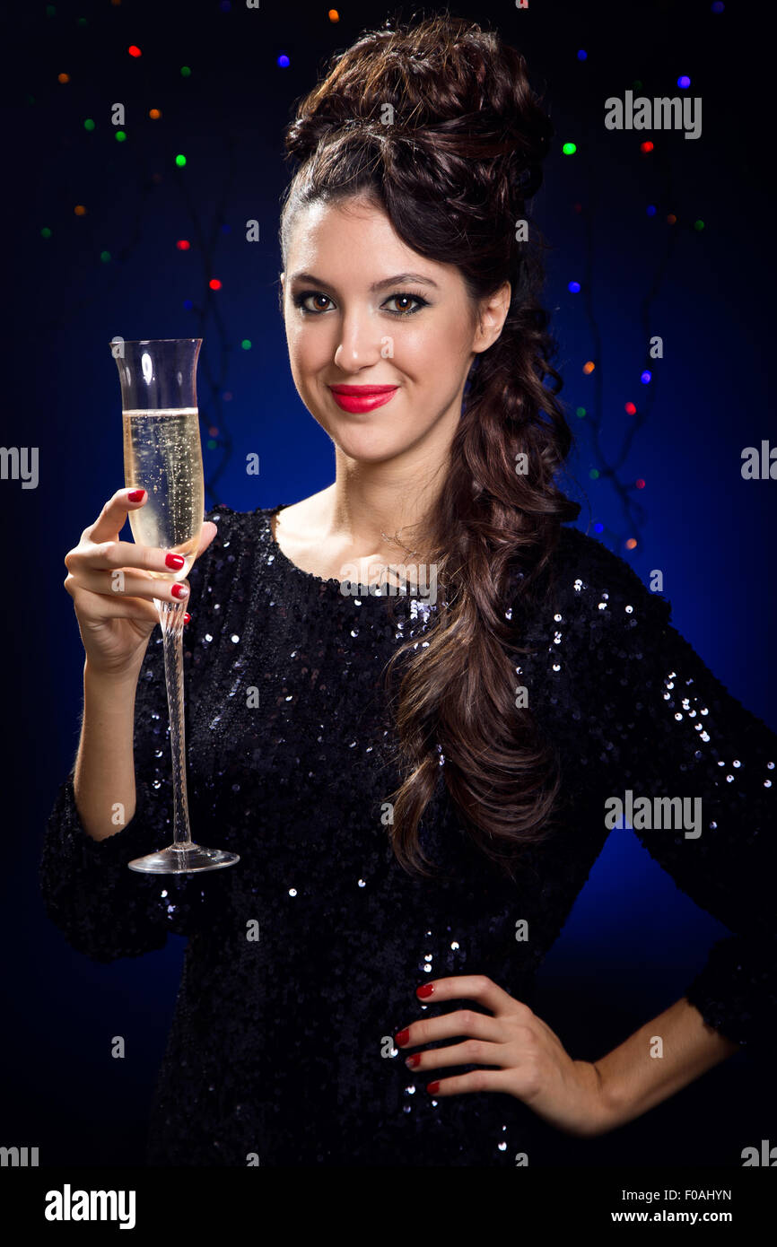 Female party night hi-res stock photography and images - Alamy