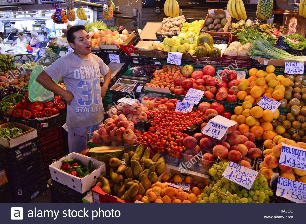 Happy Shopkeeper Man High Resolution Stock Photography and Images - Alamy