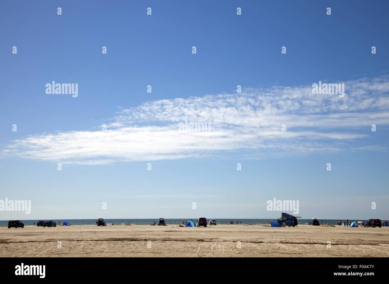 View of Fano Beach, Denmark Stock Photo - Alamy