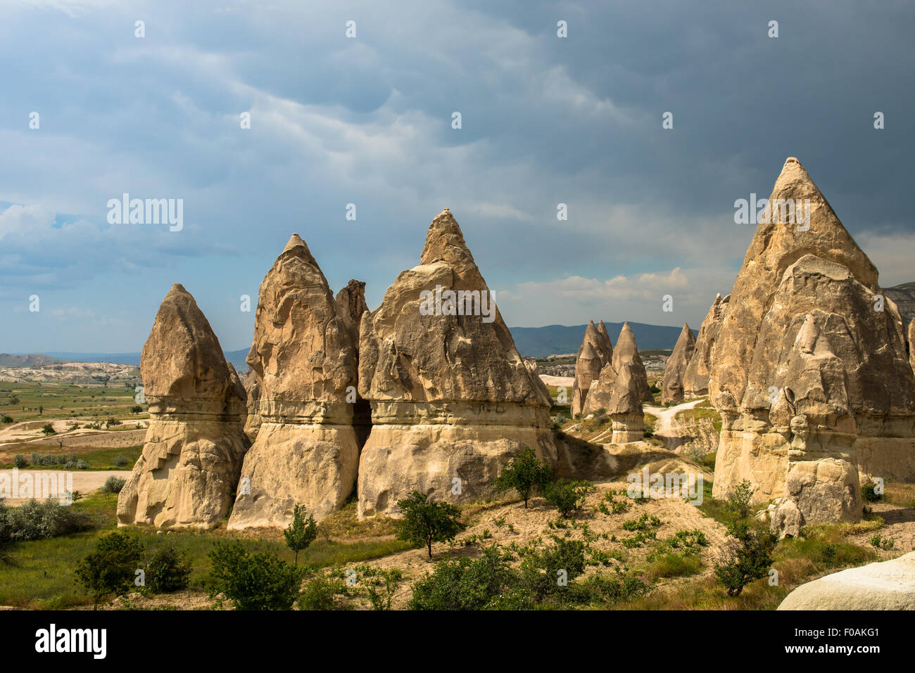 Rock formations of Cappadocia Stock Photo - Alamy