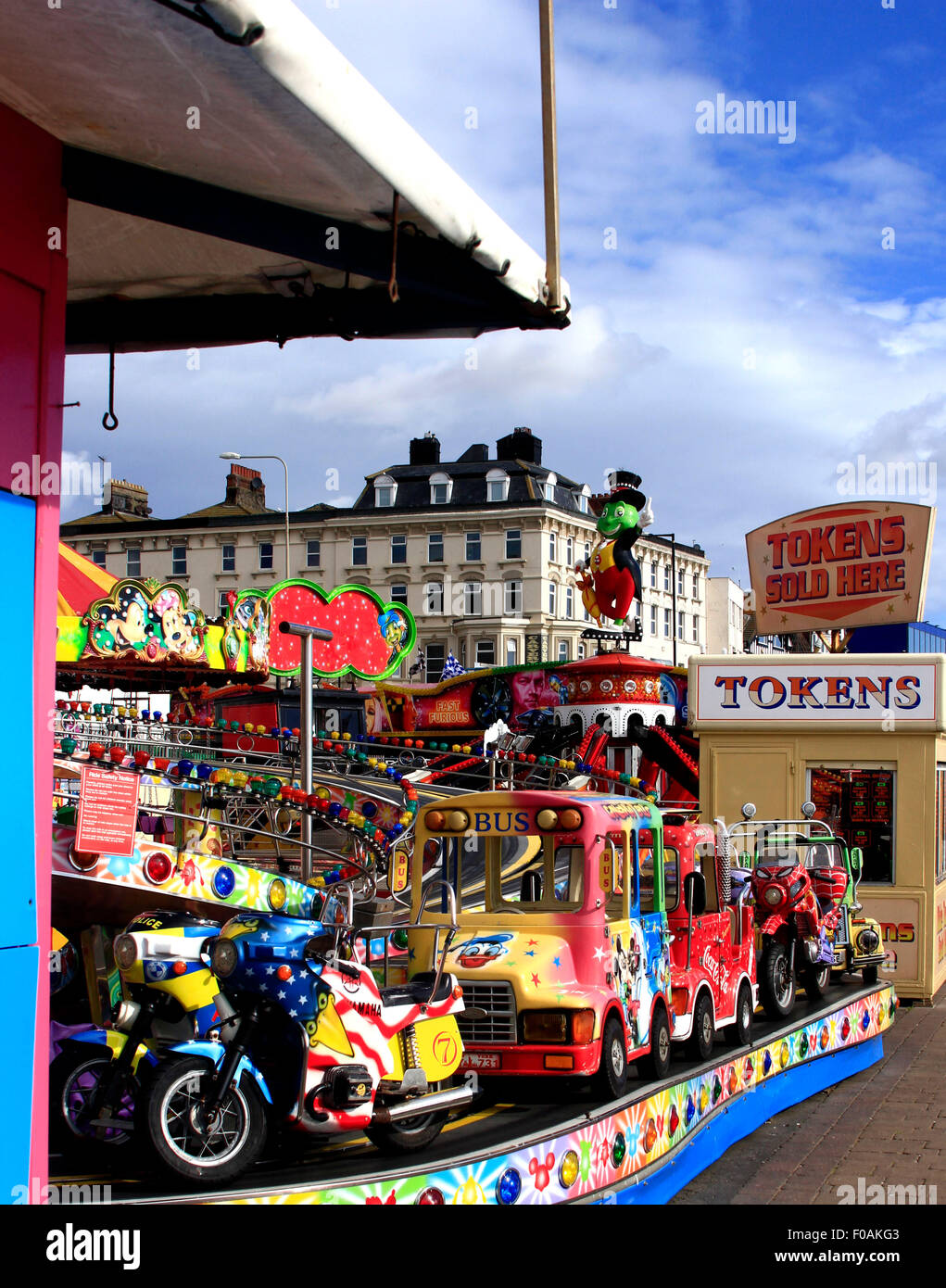 Seaside ride, Bridlington, East Yorkshire Stock Photo - Alamy