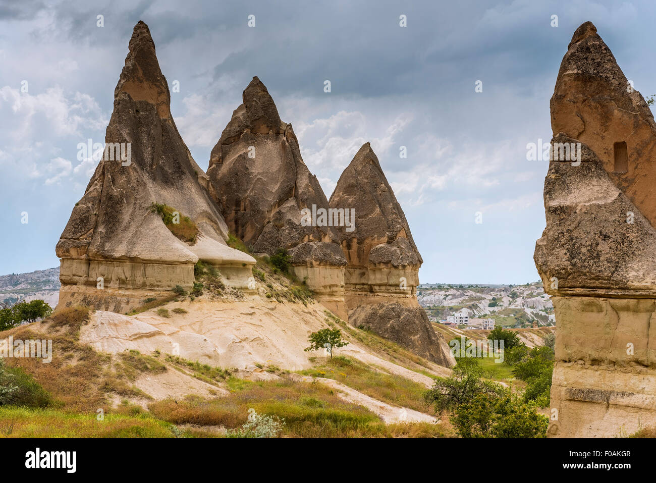 Rock formations of Cappadocia Stock Photo - Alamy