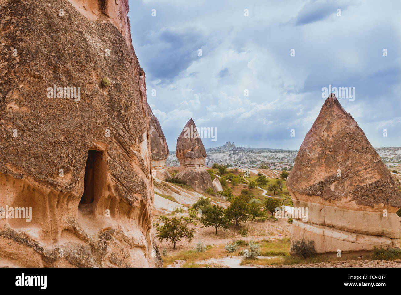 Rock formations of Cappadocia Stock Photo - Alamy