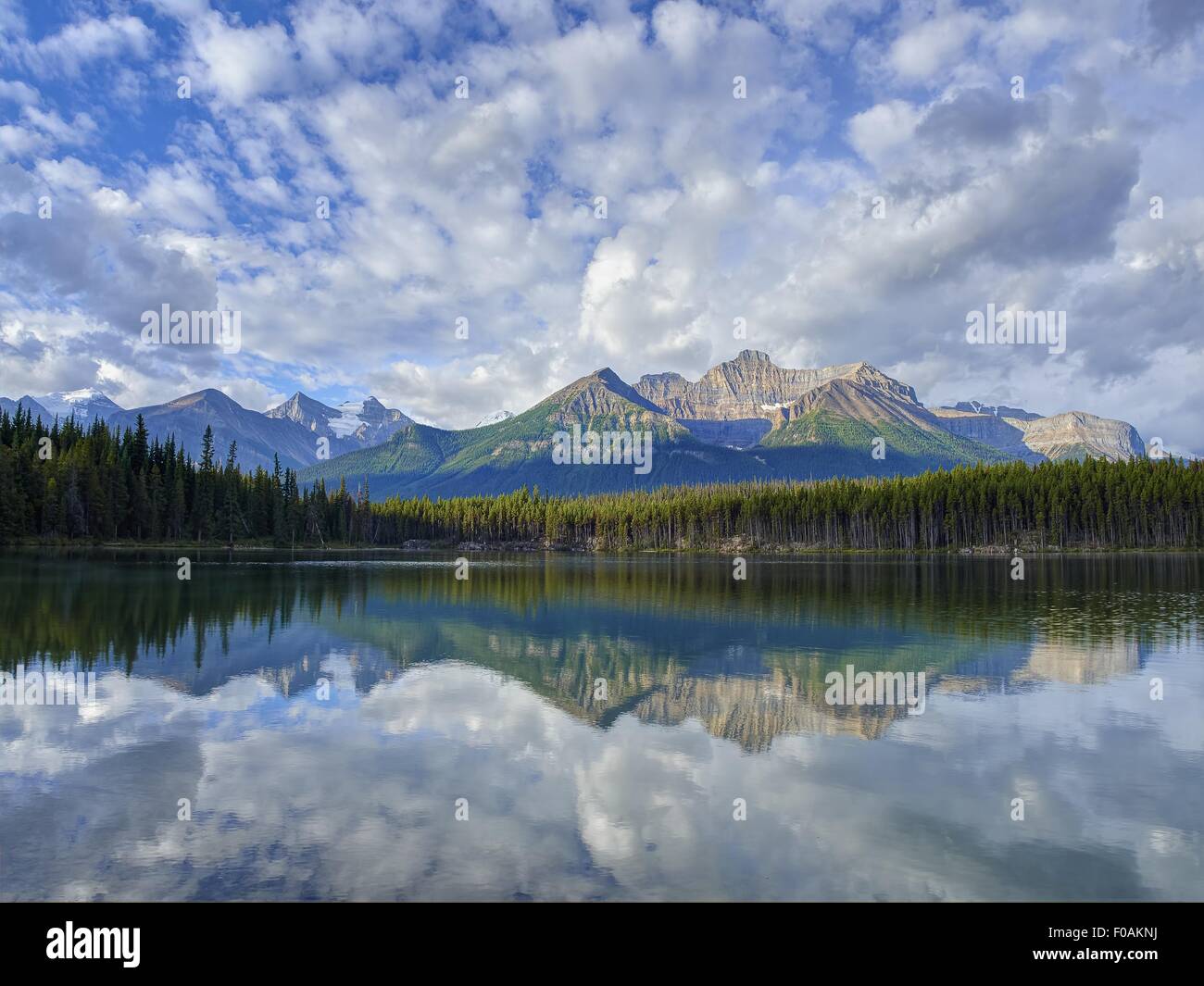 Hector lake hi-res stock photography and images - Alamy
