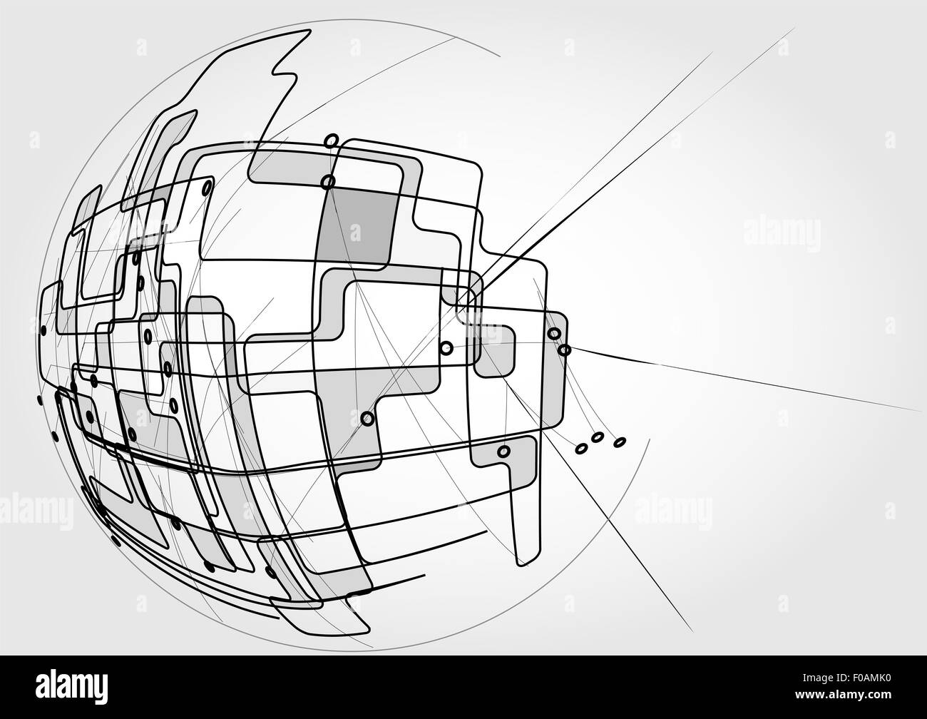 technology gray background Stock Photo - Alamy