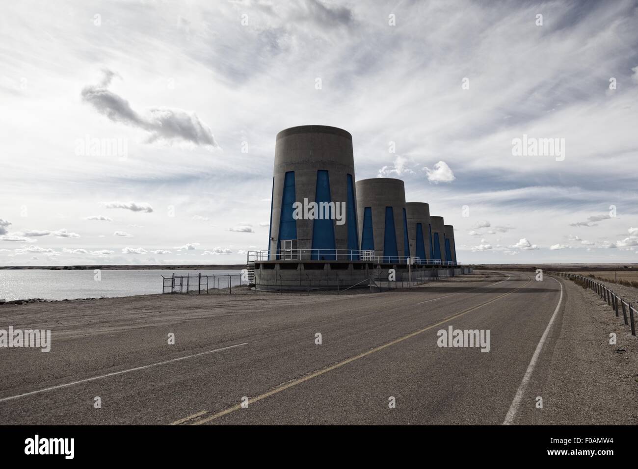 Gardiner dam canada hi-res stock photography and images - Alamy