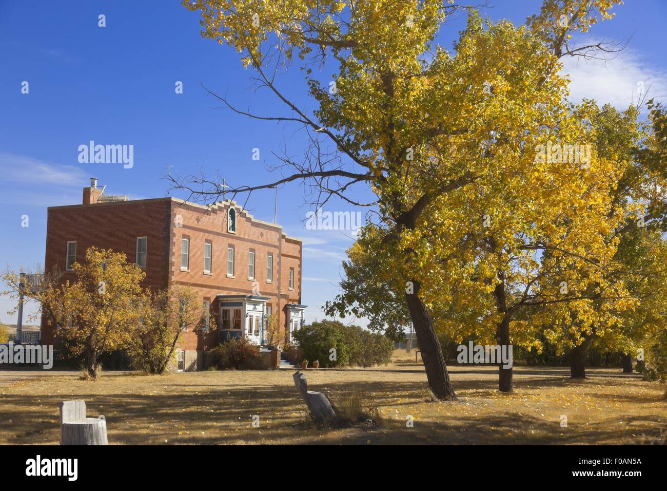 The Convent Country Inn Val Marie in Saskatchewan, Canada Stock Photo ...
