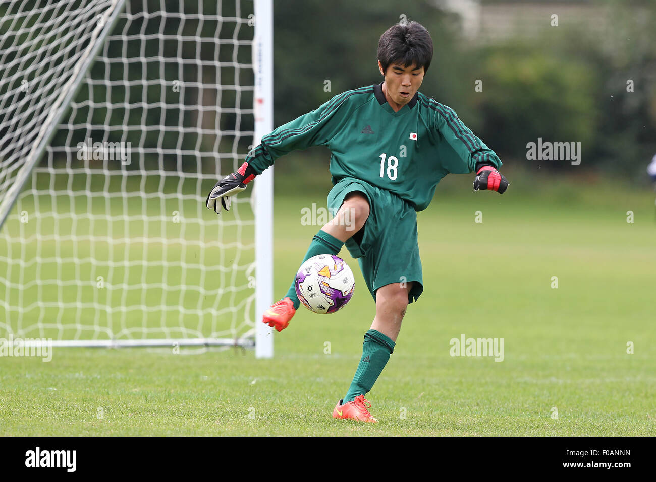 Nottingham, UK. 11th Aug, 2015. 2015 Cerebral Palsy Games. Japan keeper ...
