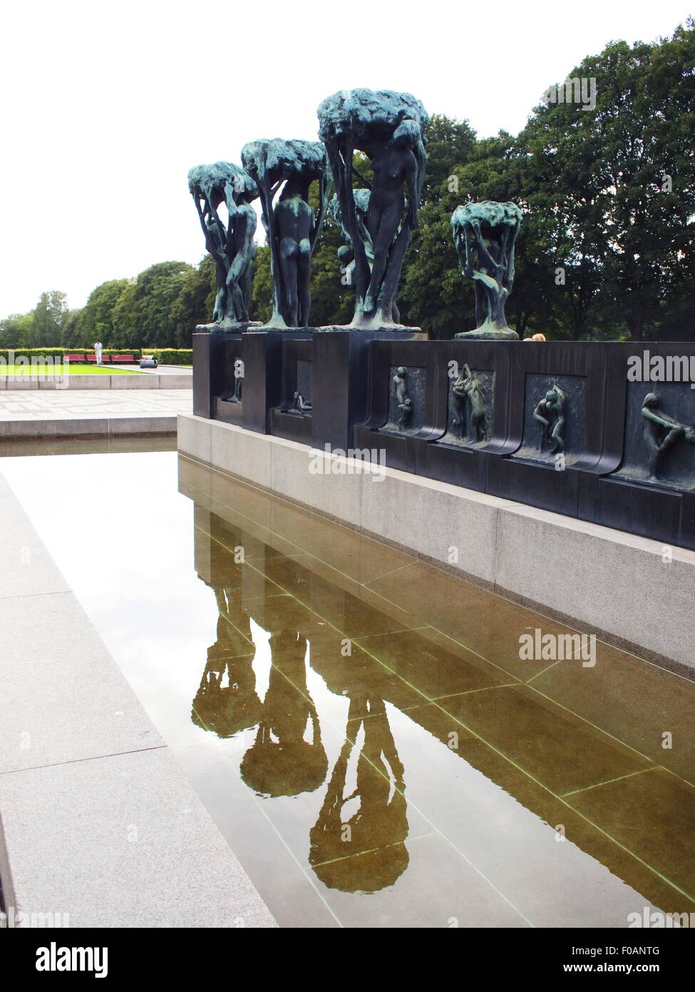 Statues in Vigeland Sculpture park in Oslo, Norway Stock Photo - Alamy