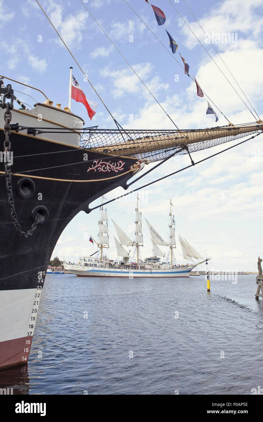 Passat Ship in Bay of Luebeck, Travemunde, Schleswig Holstein, Germany ...