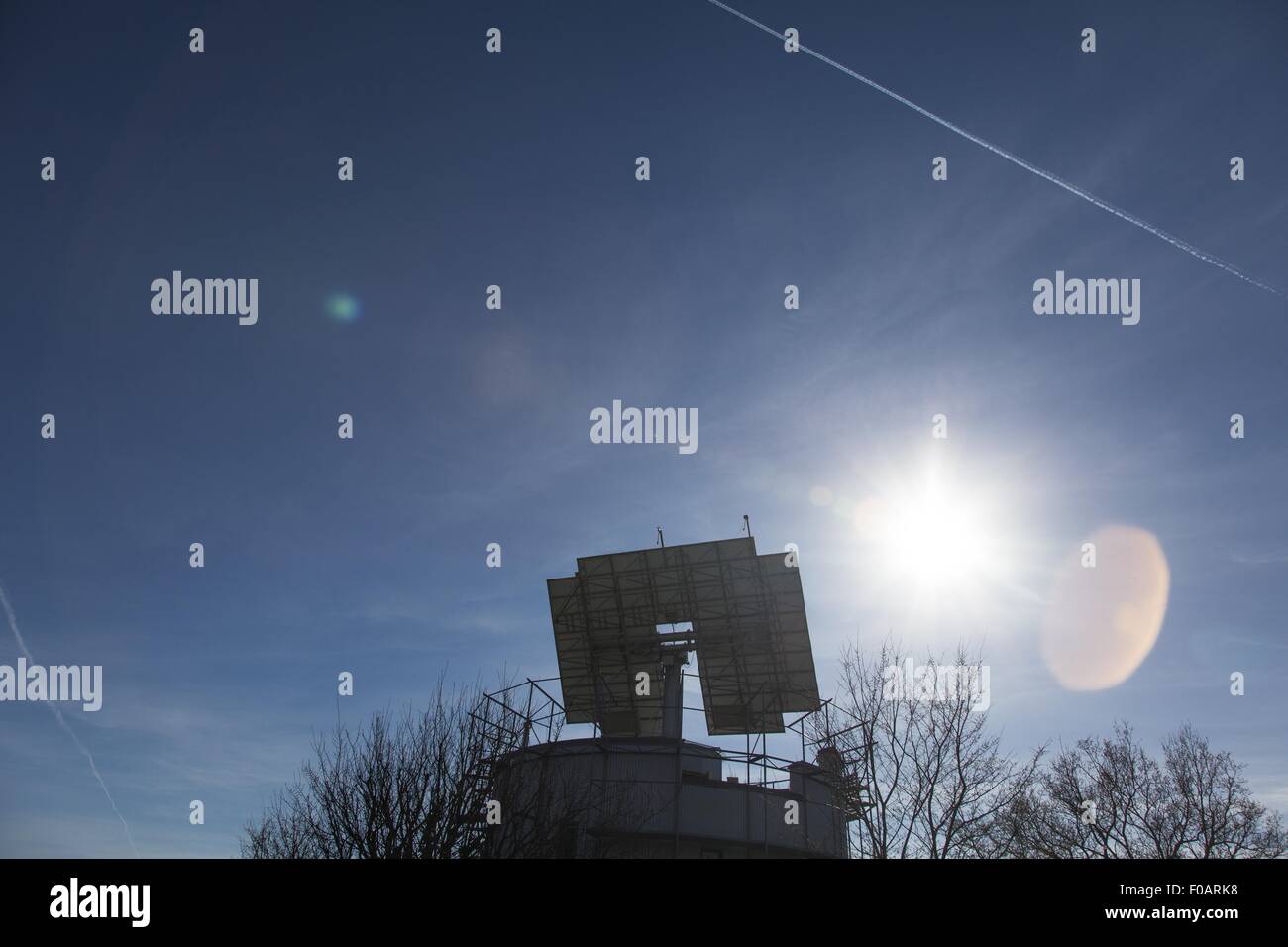 View of heliotrope house of solar architect Rolf Disch in Freiburg ...