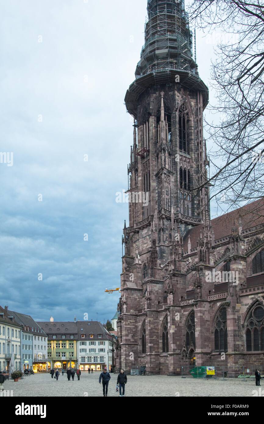 View of Freiburg Minster Cathedral, Freiburg, Germany Stock Photo - Alamy