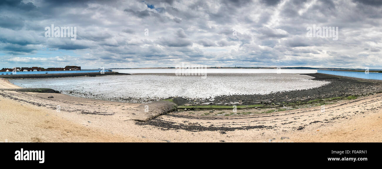 Canvey island - A panoramic view of Thorney Bay on Canvey Island, Essex ...