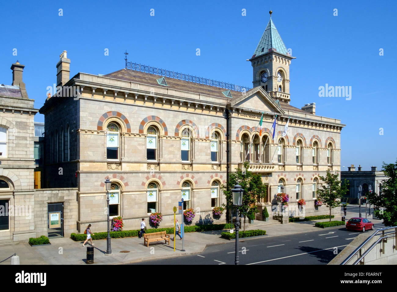 dun laoghaire town hall county council building Stock Photo - Alamy